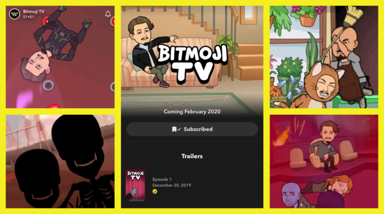 スナップチャットBitmoji TV正式公開！ビット文字(アバター)がアニメ内で動く動画作成機能。Snapchat新機能アップデート 最新 ...